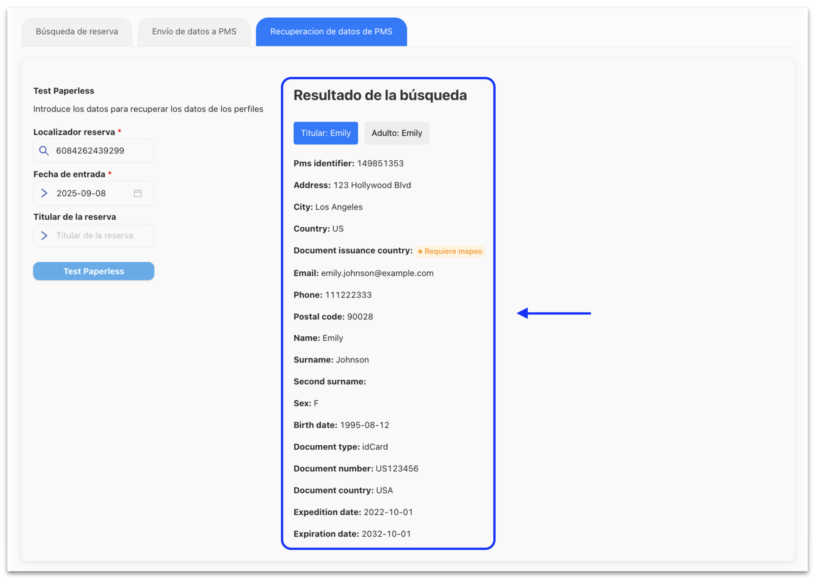📥 PMS | How to validate your Online Check-in through PMS data retrieval ...