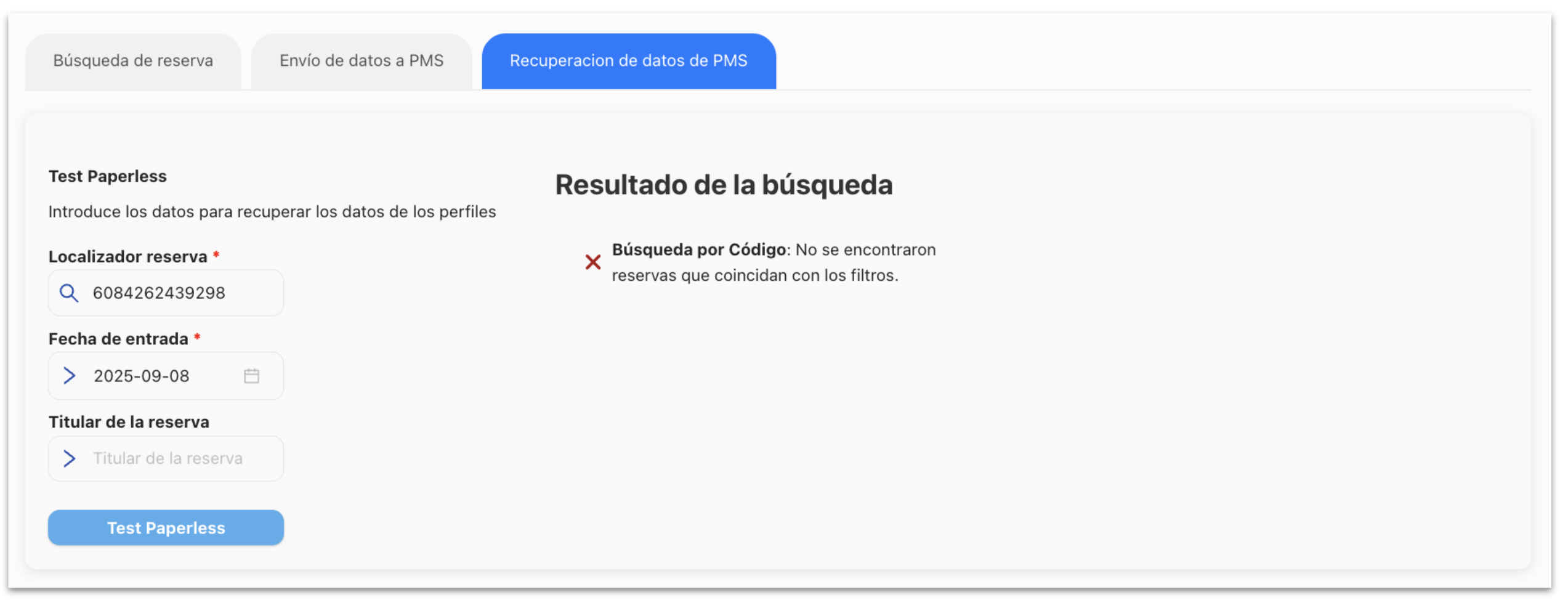 📥 PMS | How to validate your Online Check-in through PMS data retrieval ...